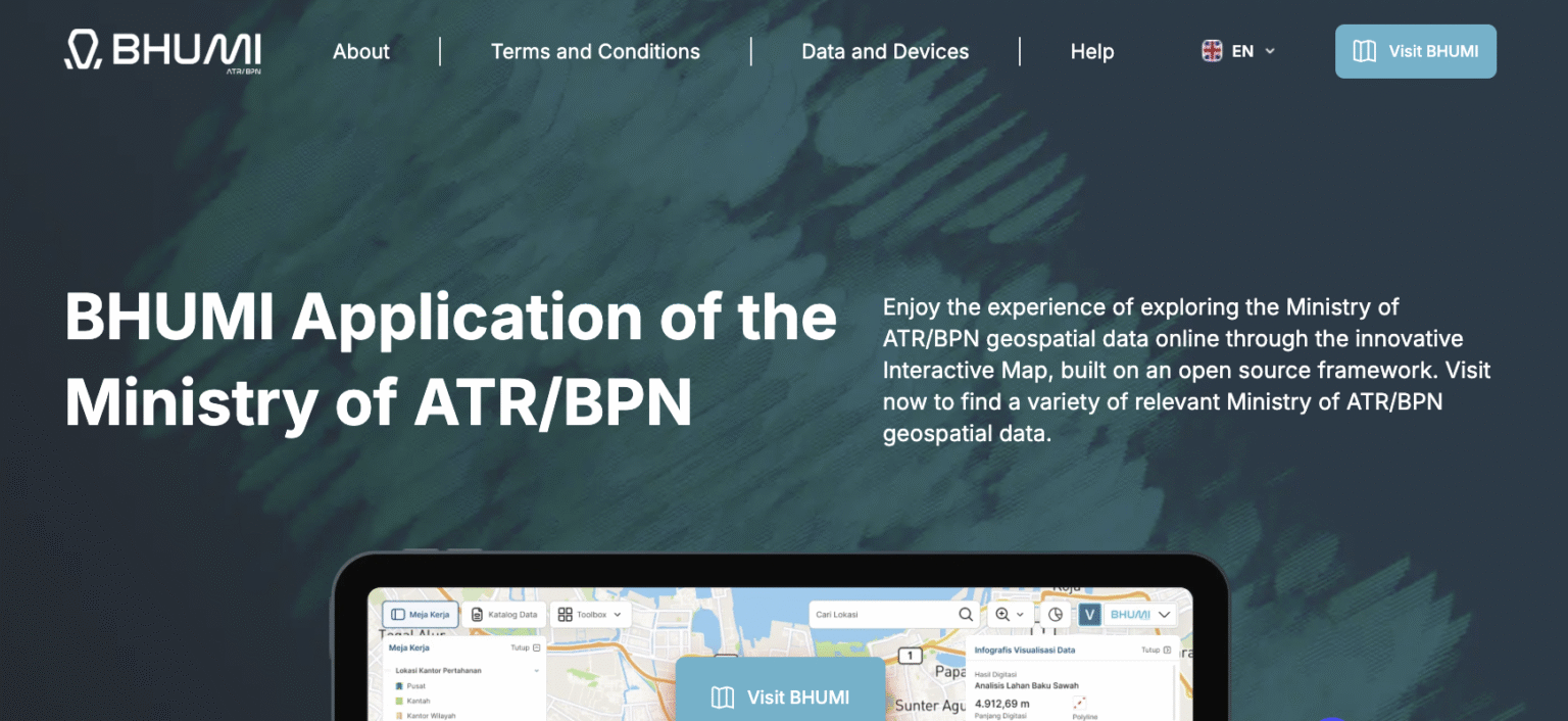 Indonesia’s Powerful Geospatial Mapping Tool Explained – BHUMI ATR/BPN ...